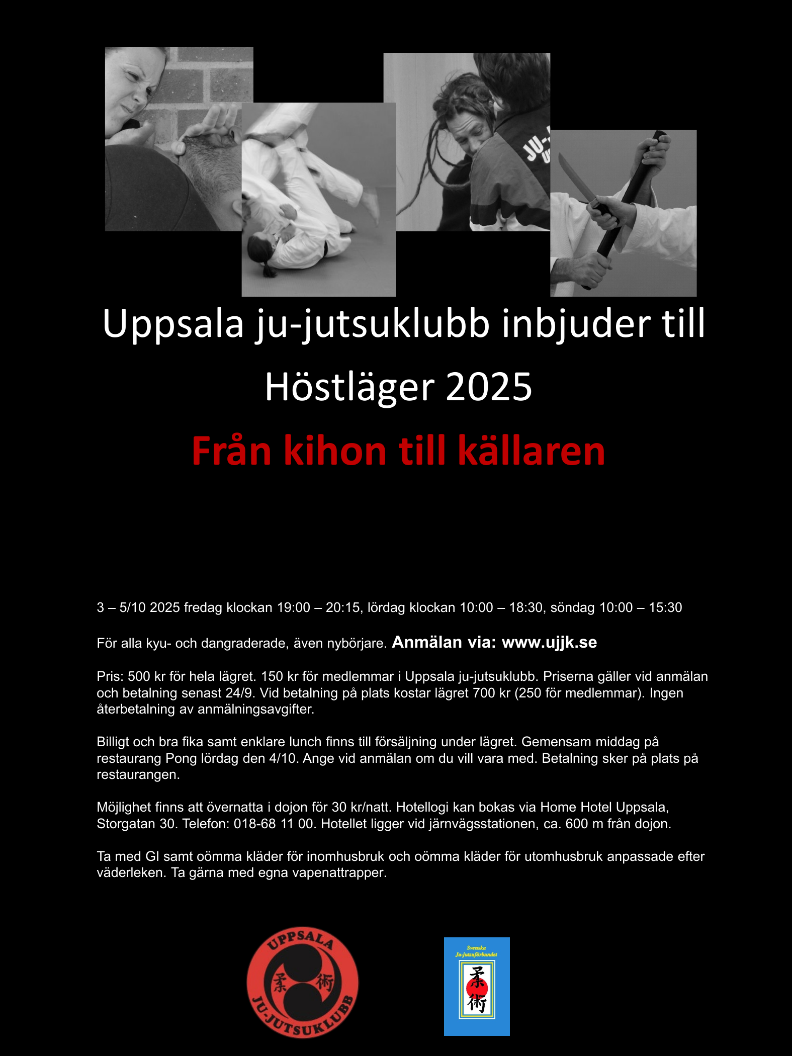 Höstläger 2025 – Uppsala ju‑jutsuklubb